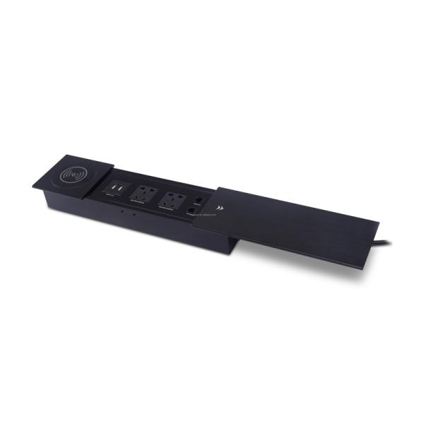 Residential Desktop Hidden Sliding Socket Power Outlet 240V