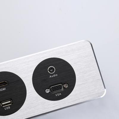 China Universal Recessed Desktop Power Sockets Power Module Multi Plug for sale