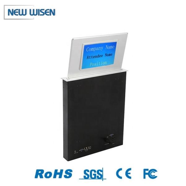 Quality Meeting Room Motorized Computer Monitor Lift Vertical Hidden LCD Customized for sale