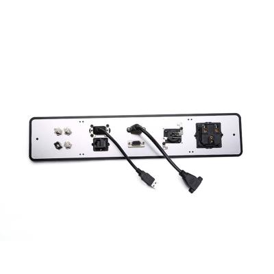 China Conference Table Desk Recessed Power Outlet Socket 110V OEM for sale
