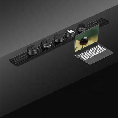 China Sistema incorporado Smart Office Desk Power Track com saída de 5V 2.1A e certificação CE à venda