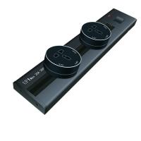 China Grey Standard Grounding Direct Recessed Outlet Plug Removable Track Power Socket for sale