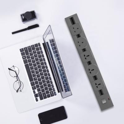 Quality 32A CCC Certified USB Grommet Office Power Track For Top Fashion Furniture Distribution Unit Outletfor sale
