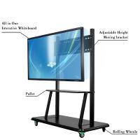 China 65-inch Intel i5 Interactive Whiteboard with 10-Point IR Touch Technology and 350 cd/m² Brightness for sale