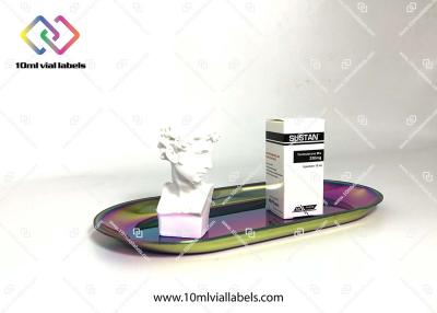 China Peptide Powder Medicine 10ml Vial Boxes With Custom Logo Design And Paper Insert for sale