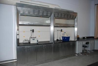 China Stainless steel laboratory fume cabinet china supplier for sale