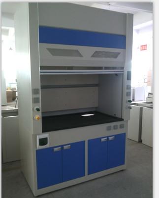China eletroyticl Steel Chemical Fume Hood With Third Level Air Exhaust for sale