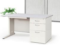 China Simple office  steel desk with locking drawer movable cabinet for sale