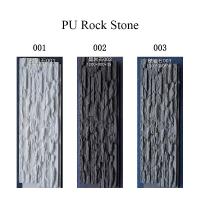 China Lightweight PU Stone Wall Panel Waterproof Fire Resistant 3D Rock Veneer Cladding for sale