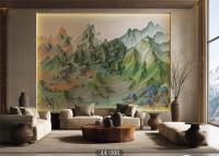 China 5D Embossed Decorative PVC Feature Wall Panel Customizable Patterns for sale