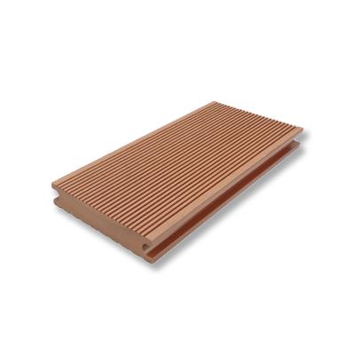 China Solid WPC Decking 140x20mm Wood Plastic Composite Board Weather Resistant Long Life for sale