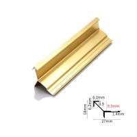 China Sharp External Corner Decorative Metal Trims Waterproof Rustproof Stainless Steel Wall Protector for sale