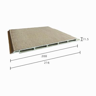 China Outdoor WPC Wall Cladding Hollow ASA Coextrusion Panel Waterproof Pool Surrounds for sale