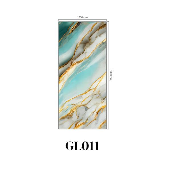 Quality Custom Size UV Marble Sheet Luxury Clear Marble Texture Wall Panel for TV Backgrounds for sale