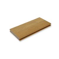 China 140x25mm WPC Solid Decking 3D Embossed Durable Weather Resistant Outdoor Flooring for sale