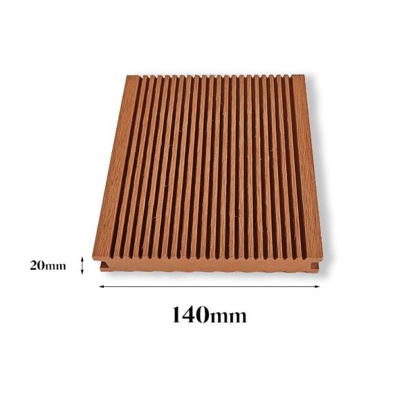 Quality Pool WPC Decking Double Sided Groove Anti Slip Outdoor Flooring Wellness Area for sale