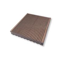 Quality Terrace WPC Wood Decking Double Sided Groove UV Protected Low Maintenance for sale