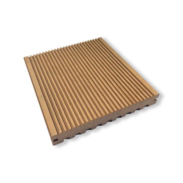 Quality Rooftop WPC Decking Waterproof Double Sided Groove Outdoor Flooring Formaldehyde Free for sale