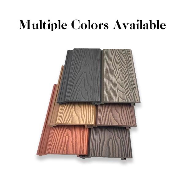 Quality Wood Plastic Composite Wall Panel Waterproof UV-Stabilized WPC Cladding Terrace for sale