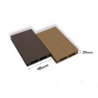 Quality 95*20mm WPC Outdoor Wall Panels ASA Co-Extruded Interlocking Durable Fence Board for sale