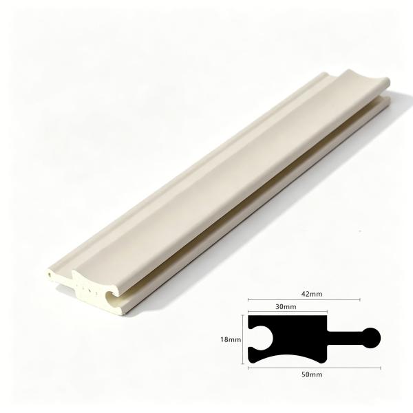 Quality 360 Degree Rotary Grille PVC Fluted Wall Panels Solid Interlocking Cladding Design for Column Wrap Applications for sale