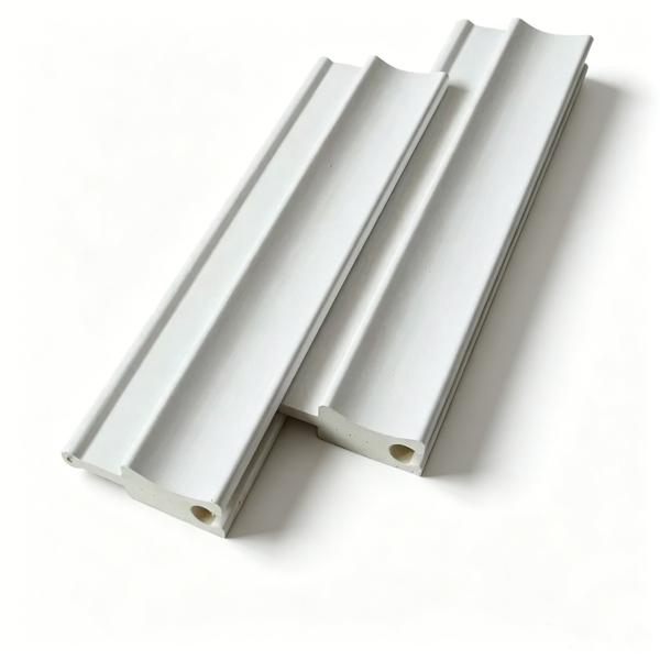 Quality 360 Degree Rotary Grille PVC Fluted Wall Panels Solid Interlocking Cladding for sale