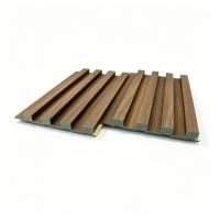 China Quick Installation Solid Core PVC Fluted Wall Panels Decorative Slat Cladding Design for Interior Space Projects for sale