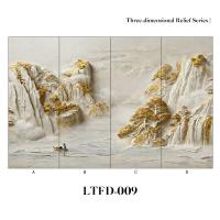 China 3D Relief PVC Wall Panel Waterproof Lifelike Patterns Retail Display for sale