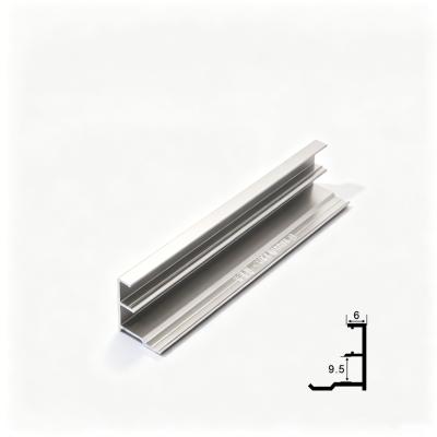 China Flame Retardant Aluminium Alloy Decorative Metal Trims Side Light Edge Profile Easy DIY Interior Decor for sale