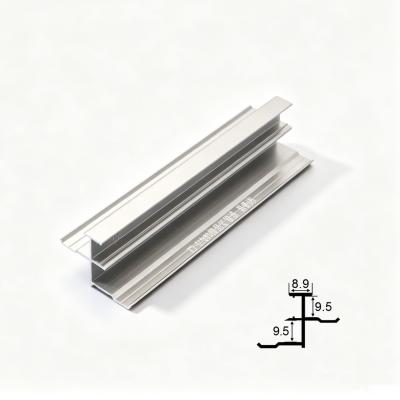 China Decorative Aluminium Trim Stepped LED Light Strip Rustproof Multiple Color Wall Panel Edge Profile Molding for sale