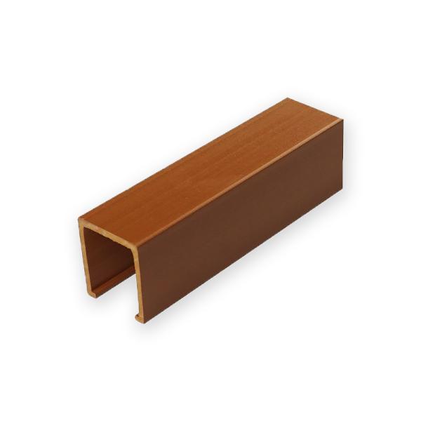 Quality Durable Wood Plastic Composite Wall Panel Ceiling Tube WPC Slat Waterproof for sale