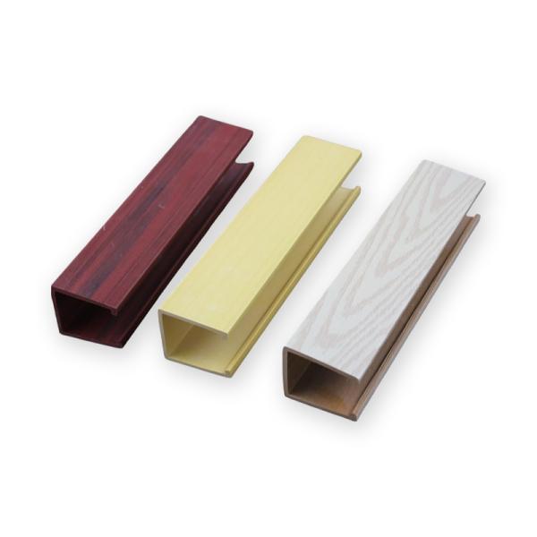 Quality Durable Wood Plastic Composite Wall Panel Ceiling Tube WPC Slat Waterproof for sale