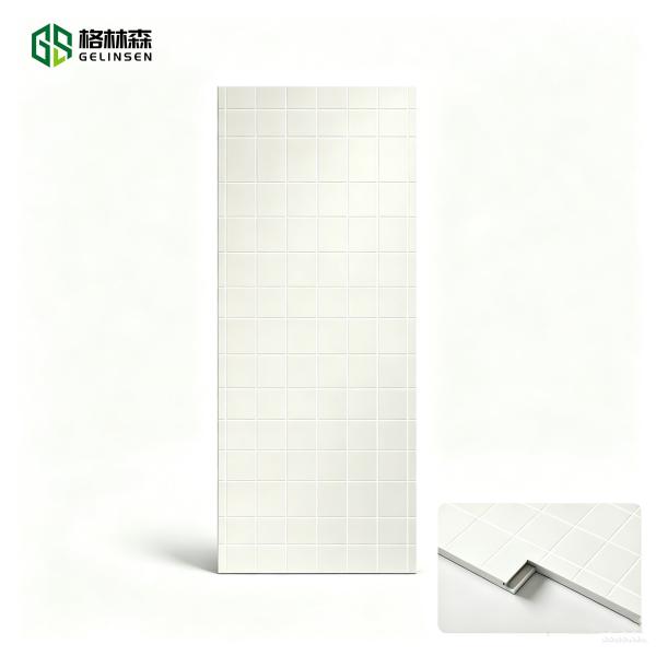 Quality SPC Wall Panel 4mm Waterproof Click Lock Wall Cladding Mold Proof for Bathroom Damp Area for sale