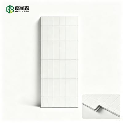 China Waterproof SPC Wall Panel Seamless Click-lock System for Fast Installation on Rough Walls for sale