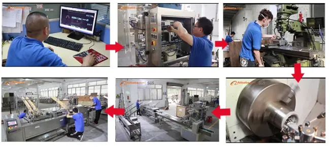 Automatic Vertical Granule Potato Chips Nuts Biscuit Snack Packing Machine