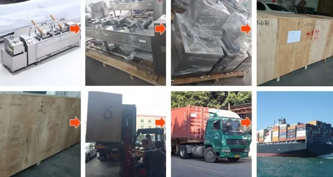 Cookies on Edge Packing Machine Marie Biscuits on Edge Packing Line Biscuit on Edge Wrapping Machine