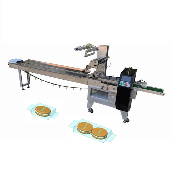 Quality High speed soft and hard biscuit with cream or without cream flow packing machine for sale