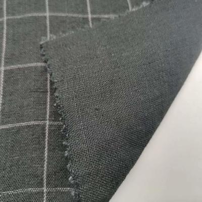 China 97 Linen 3 Cotton Blended Fabric Antibacterial Breathable Ripstop 21Sx21S for sale