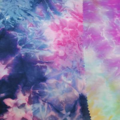 China 100% Nylon Tie Dyed Jersey Printed Microfiber Fabric 40D 150cm for sale