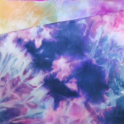 China 100% Nylon Tie Dyed Jersey Printed Microfiber Fabric 40D 150cm for sale