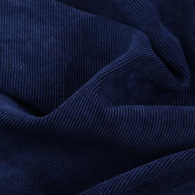 China Soft 8 Pit Cotton Polyester Dyed Knitted Corduroy Fabric Windproof for sale
