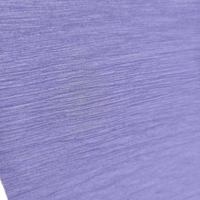 China 100% Polyester Breathable Chiffon Fabric Sparkling Crinkle 30DX68D for sale