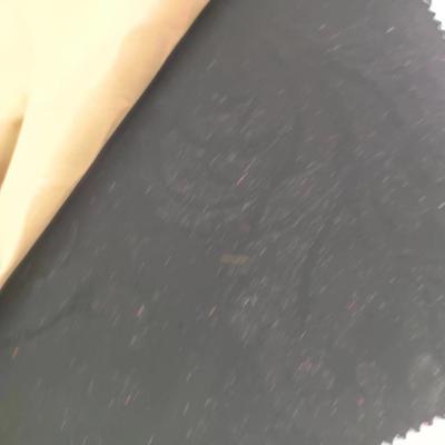 China 100% Polyester Press Circle Pattern Flocked Fabric 400g Windproof And Warm for sale