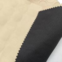 China 100% Polyester Press Circle Pattern Flocked Fabric 400g Windproof And Warm for sale