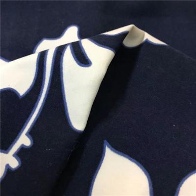 China Printed 100 Polyester Microfiber Fabric For Clothing 75DX150D 115gsm 150cm for sale