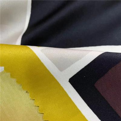 China Gedrukte Polyester Spandex Materiële 50DX75D 40D 110gsm 150cm Te koop