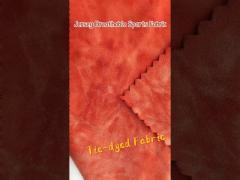 100%の綿のTie-Dyedジャージーの通気性のスポーツの生地32S 180gsm 160cm