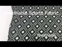 Spandex atlético Mesh Fabric respirável do material 180gsm do desgaste de 160cm 150D 40D