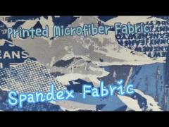 Breathable напечатанное 8% лайкра нейлона ткани 120gsm 150cm 92% Microfiber