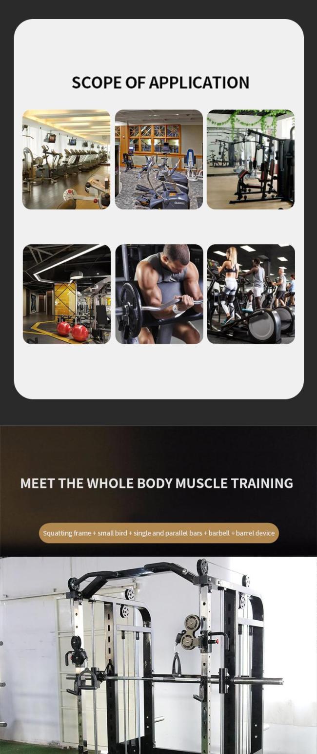 Commercial Hack Squat Machine Trainer Multifunctional Leg Buttocks Muscle Comprehensive Trainer Manufacturer